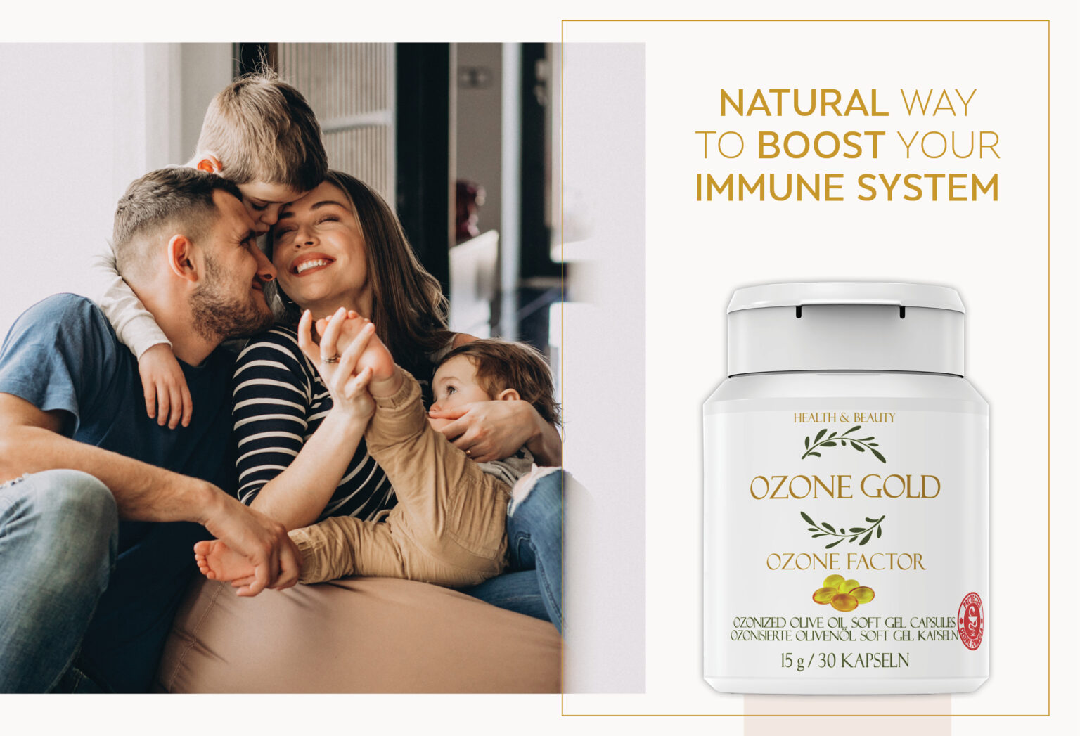 OZONE GOLD - Природна нега за здравје и убавина